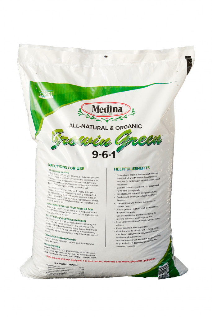 Medina Growin Green 9-6-1 – Medina Agriculture Products