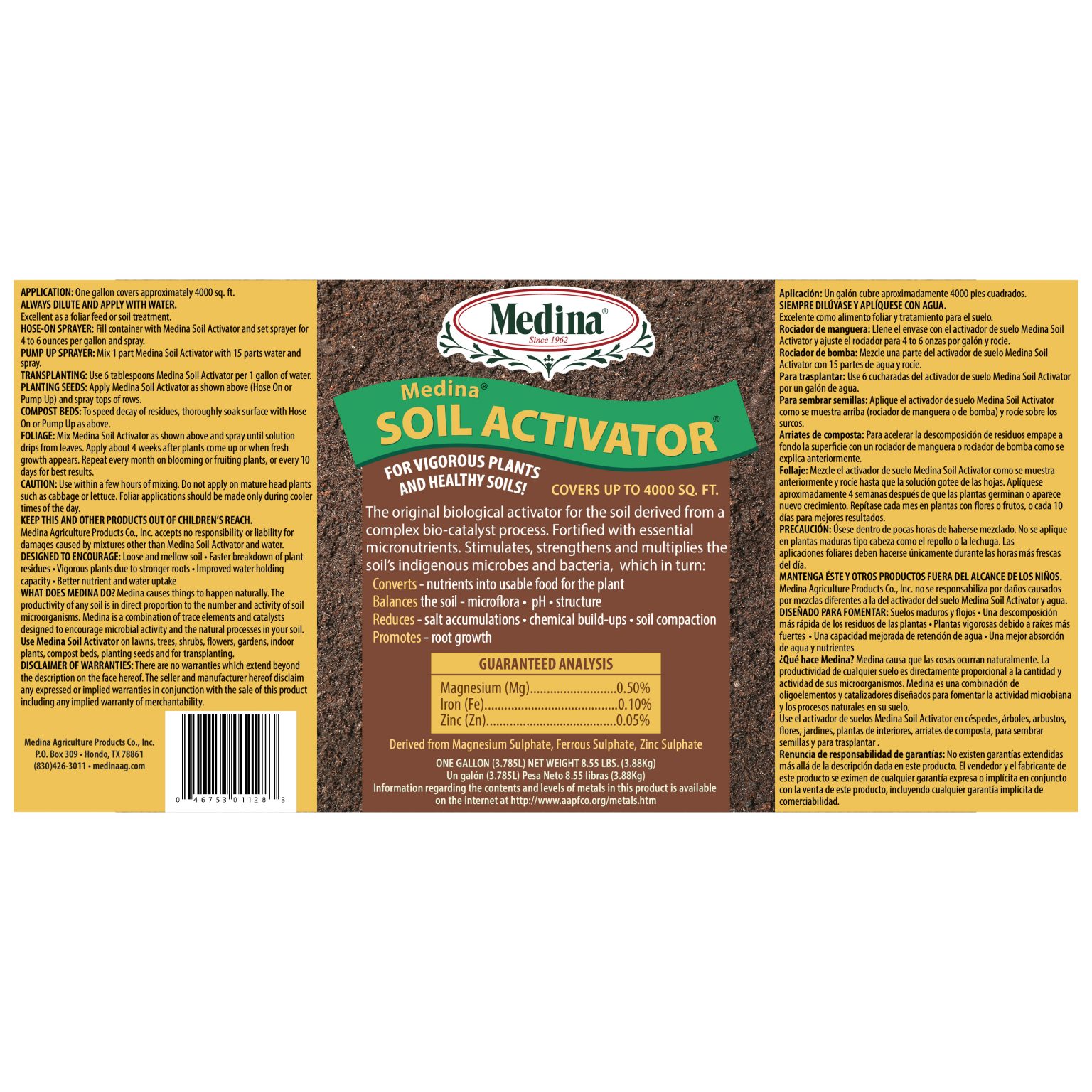 Medina Soil Activator – Medina Agriculture Products
