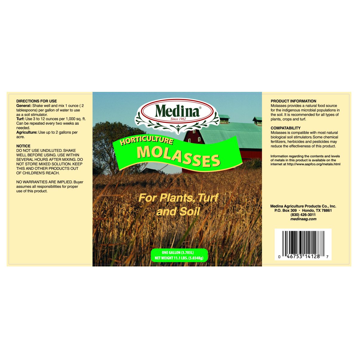 Horticulture Molasses – Medina Agriculture Products